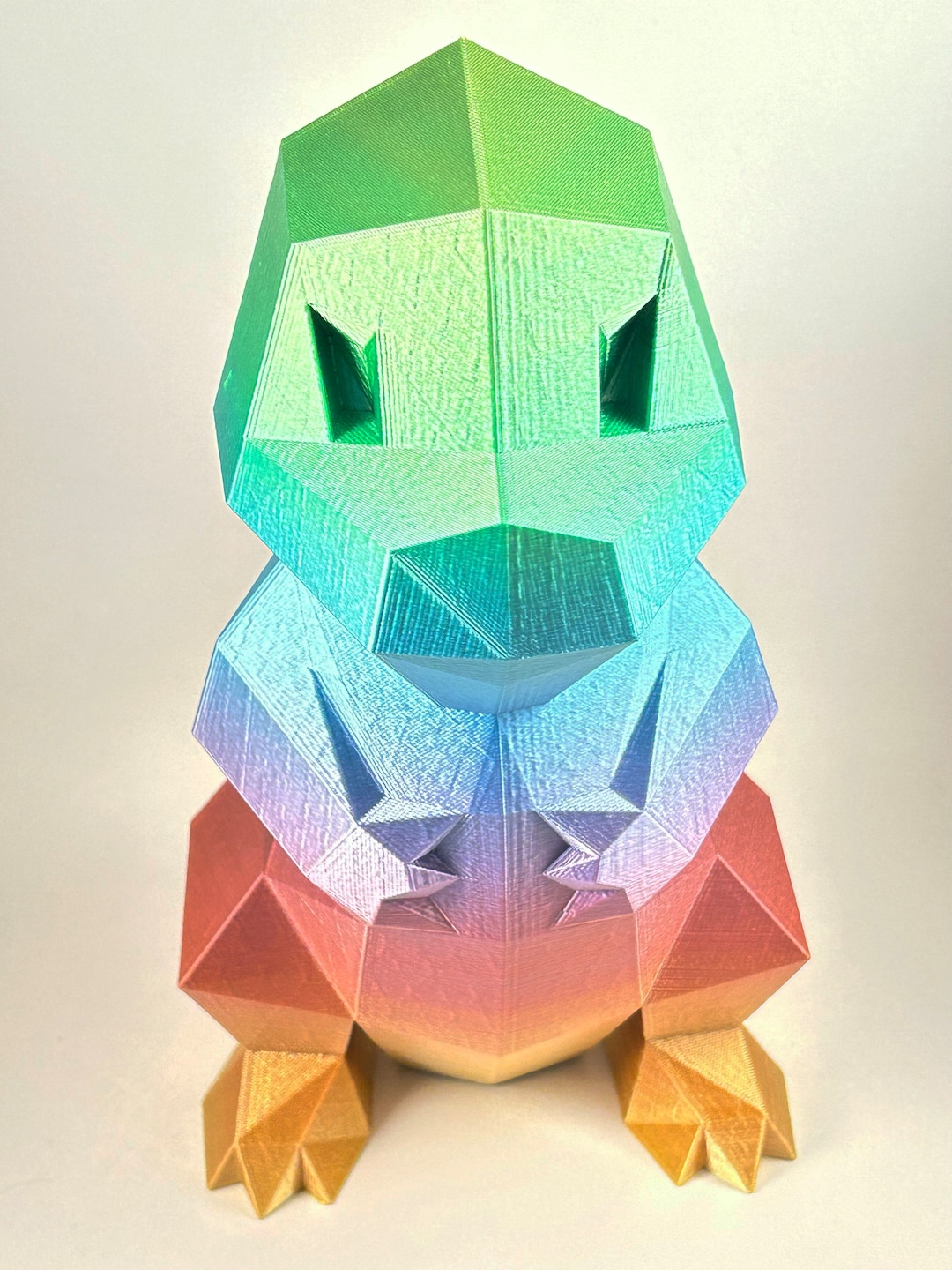Low Poly Charmander 3d Printed for Decor, Low Poly Pokémon, Pokémon ...