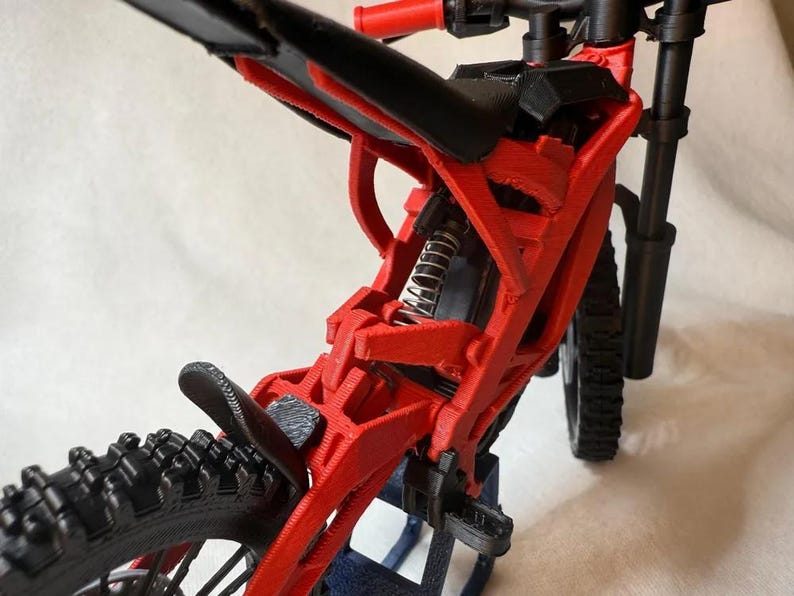 Mini 3D Printed Surron Model – 1:9 Scale | Functional Suspension ...