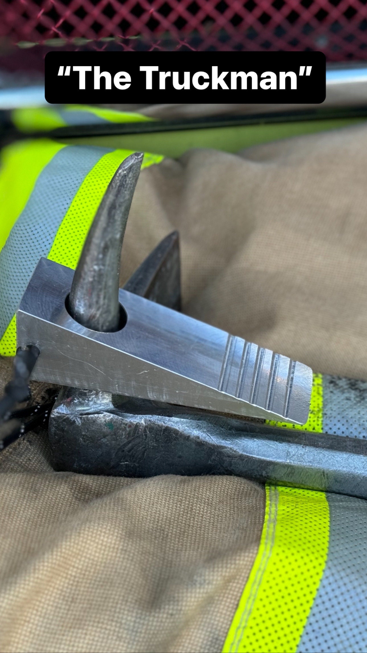 The Truckman - 1 Firefighter Aluminum Wedge W/ Pick Hole, Forcible ...