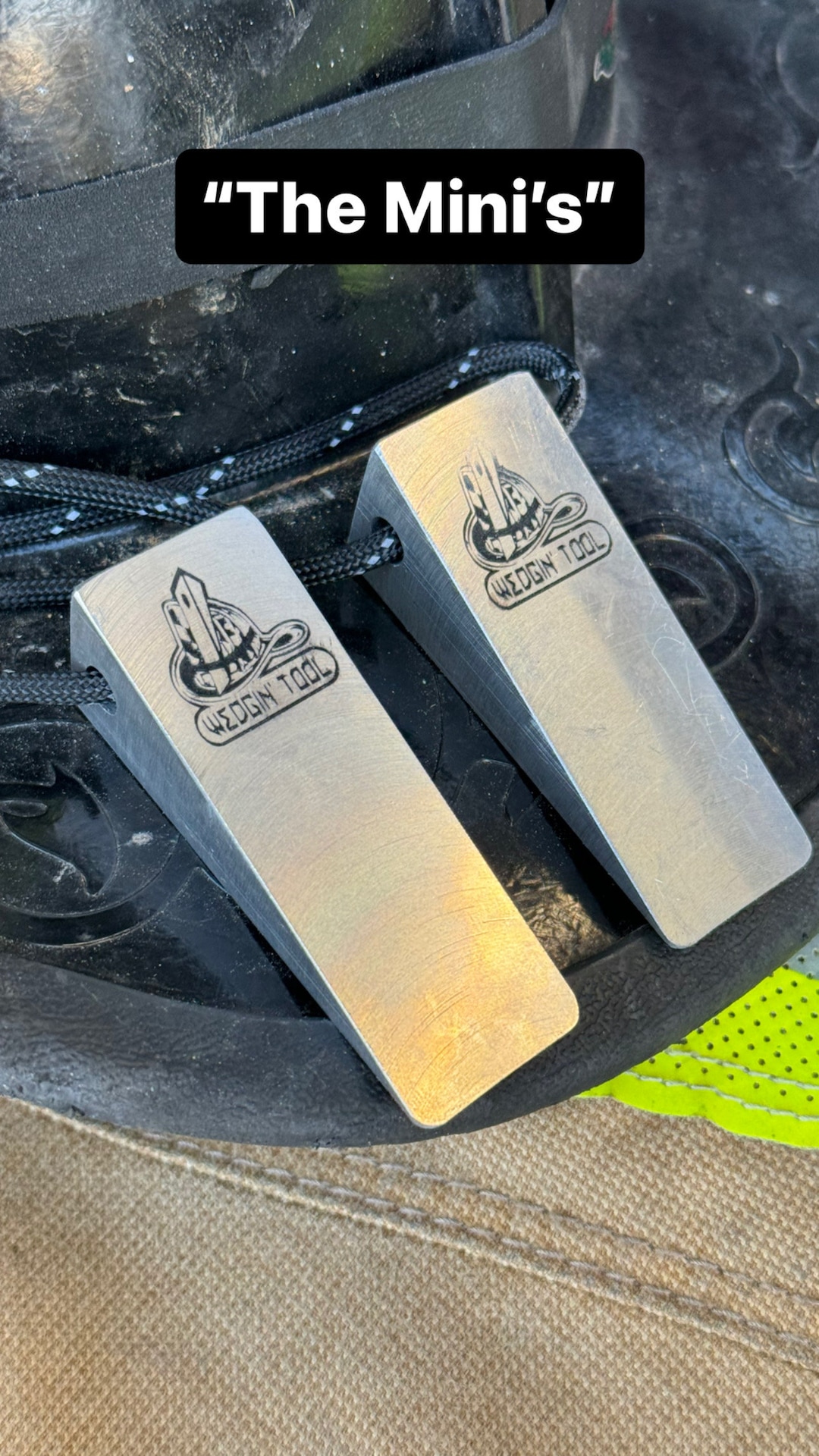 The Mini - Door / Window Aluminum Wedges - 2 Pack, Door Chock, Forcible ...