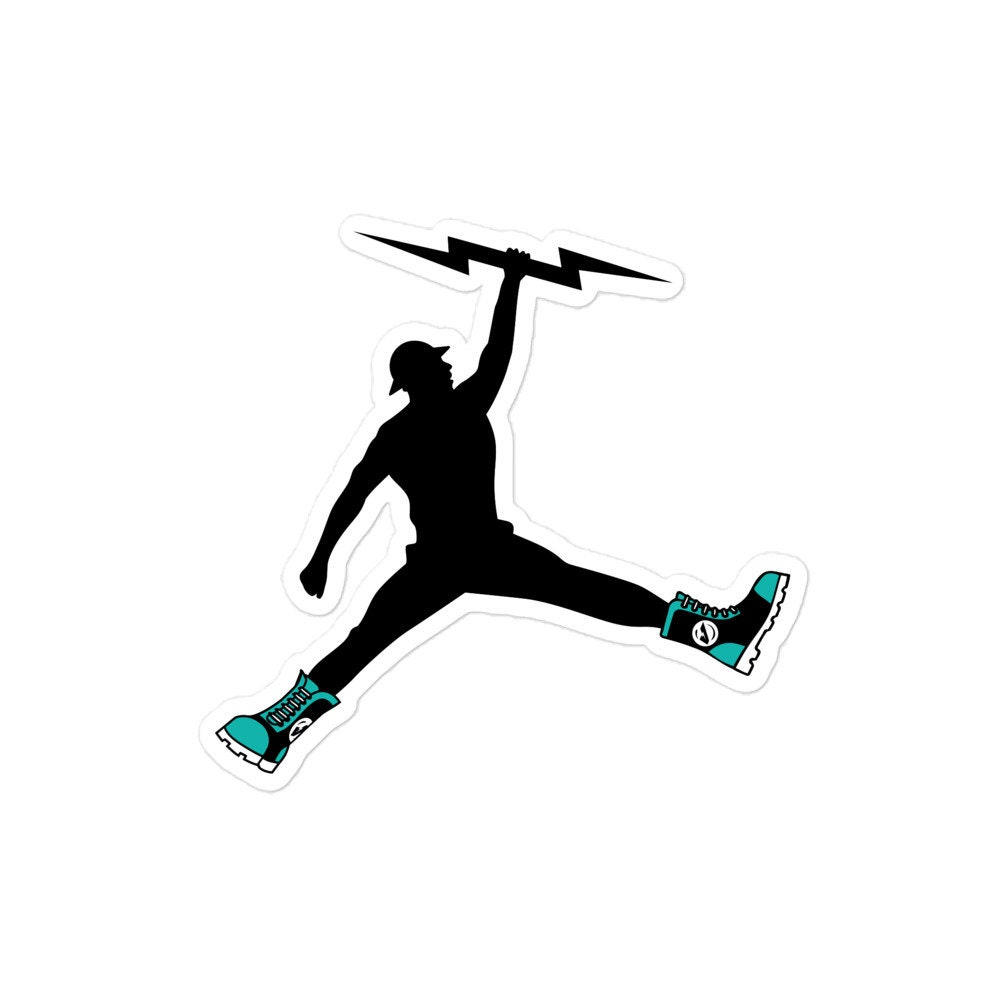 480 Electrician Jumpman Sticker, Hard Hats Sticker, Tool Box & Water ...