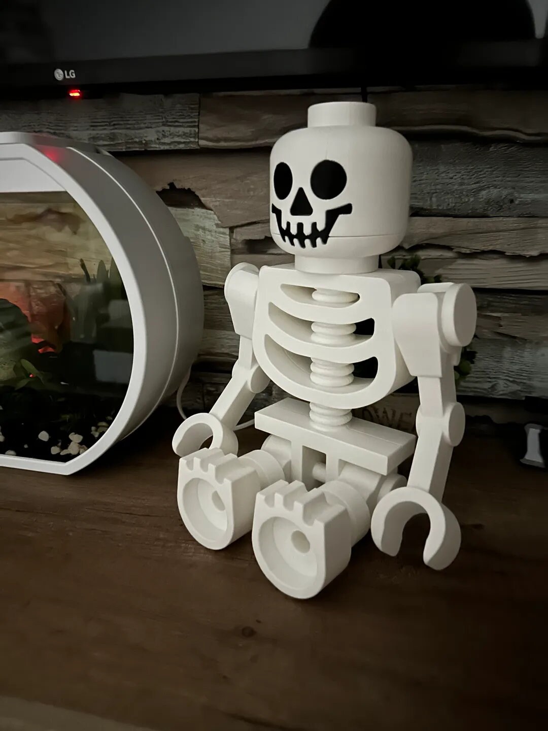 Large LEGO Minifigure Skeleton Scale 10:1 XXL - Etsy