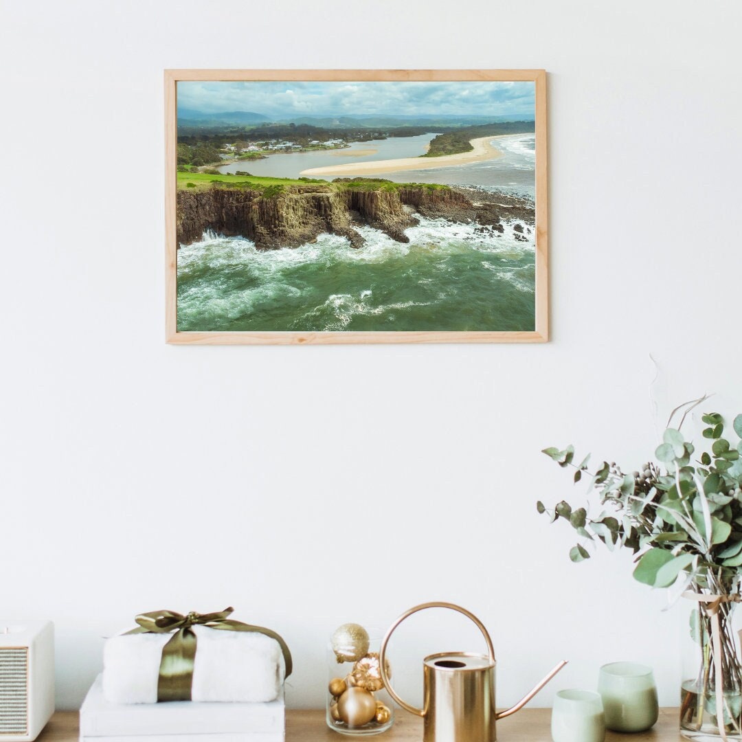 Instant Download Sea Cliffs Aerial ocean Print Coastal Decor Digital ...