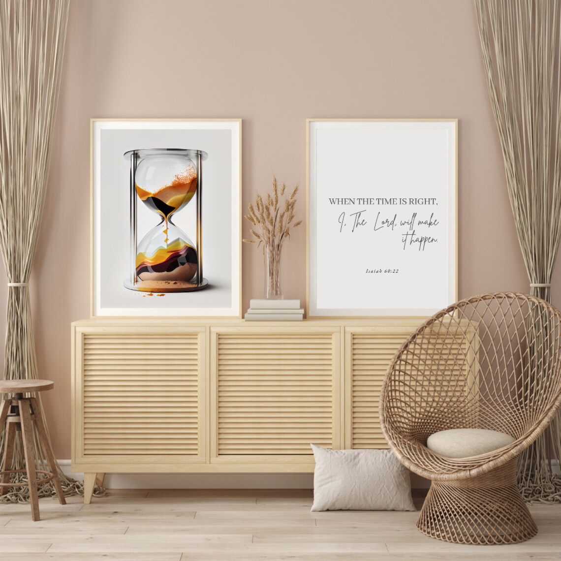 Isaiah 60:22 When the Time is Right | Set of 2 Instant Download ...