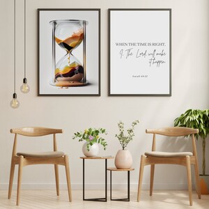 Isaiah 60:22 When the Time is Right | Set of 2 Instant Download ...