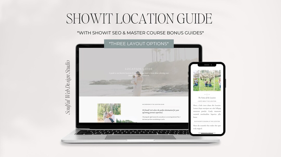 Showit Location Guide | Showit Template for Photographers | Photography ...