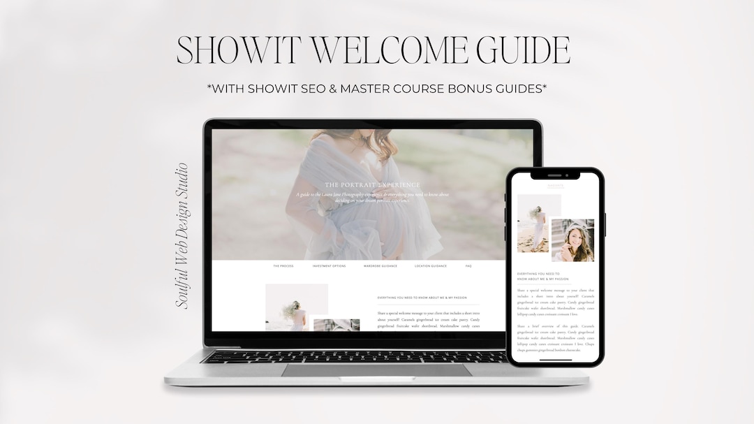 Showit Welcome Guide | Showit Wedding Photography Welcome Guide ...