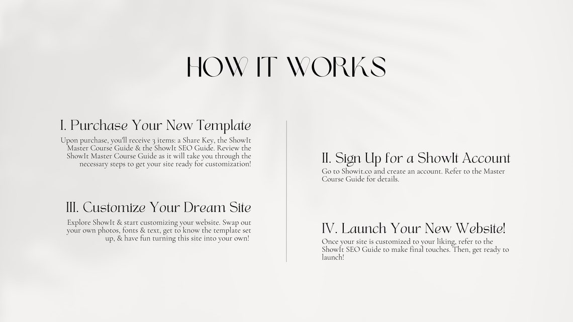 White Lotus | Showit Website Template Photographer | Showit Templates ...