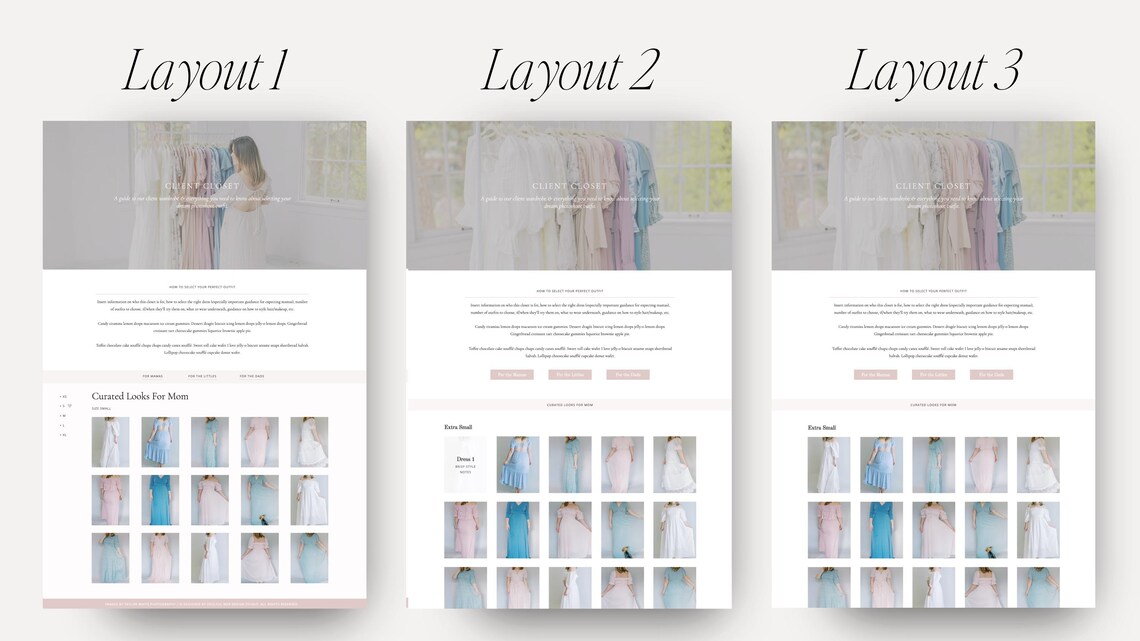 Showit Client Closet Guide | Showit Addon | Photography Style Guide | Client Closet Template for ...