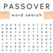 Passover Word Search - Instant Download - Etsy