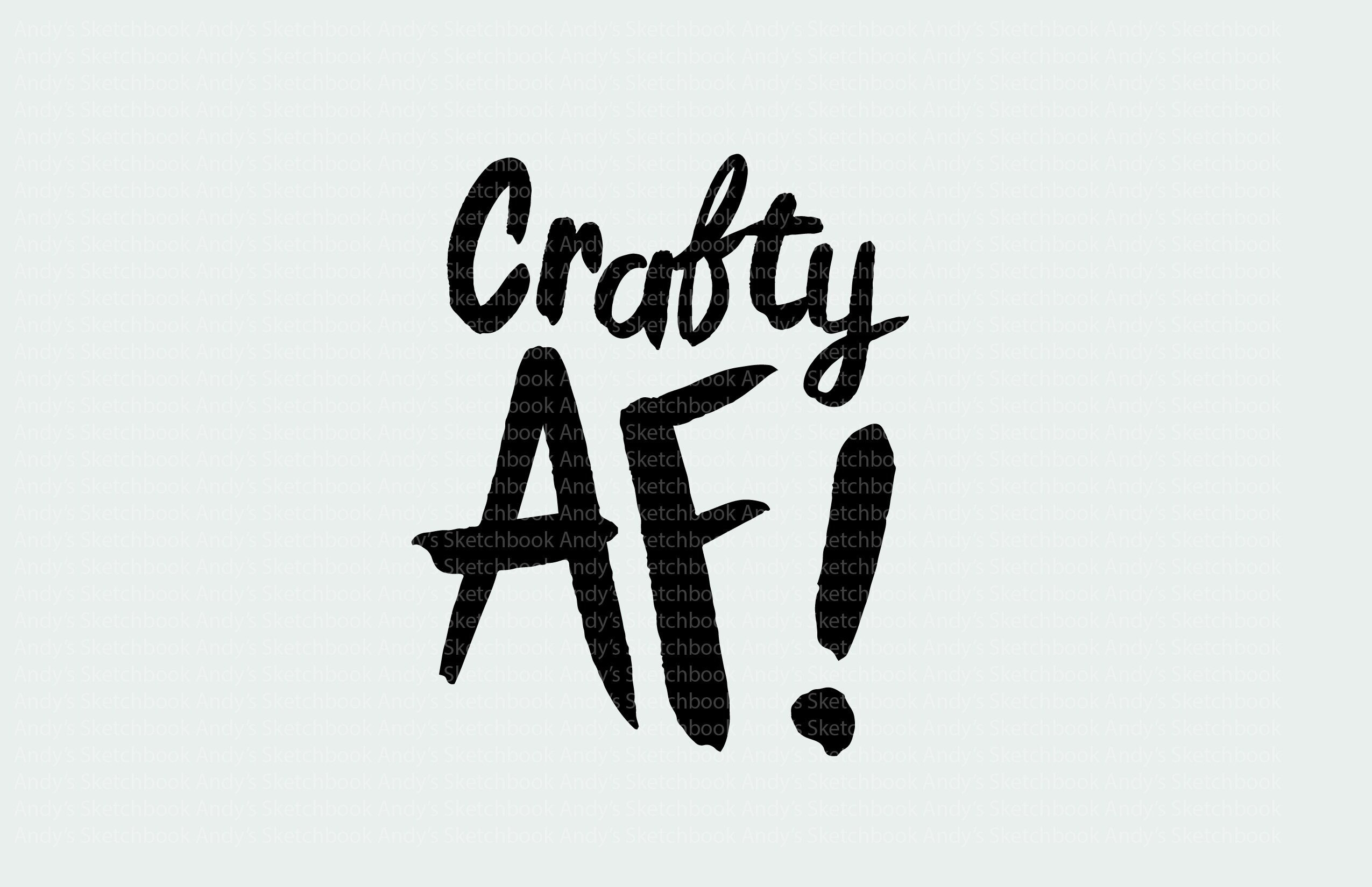 Crafty AF, Arts and Crafts Svg, Png for Tshirt, Hats, Cricut and ...