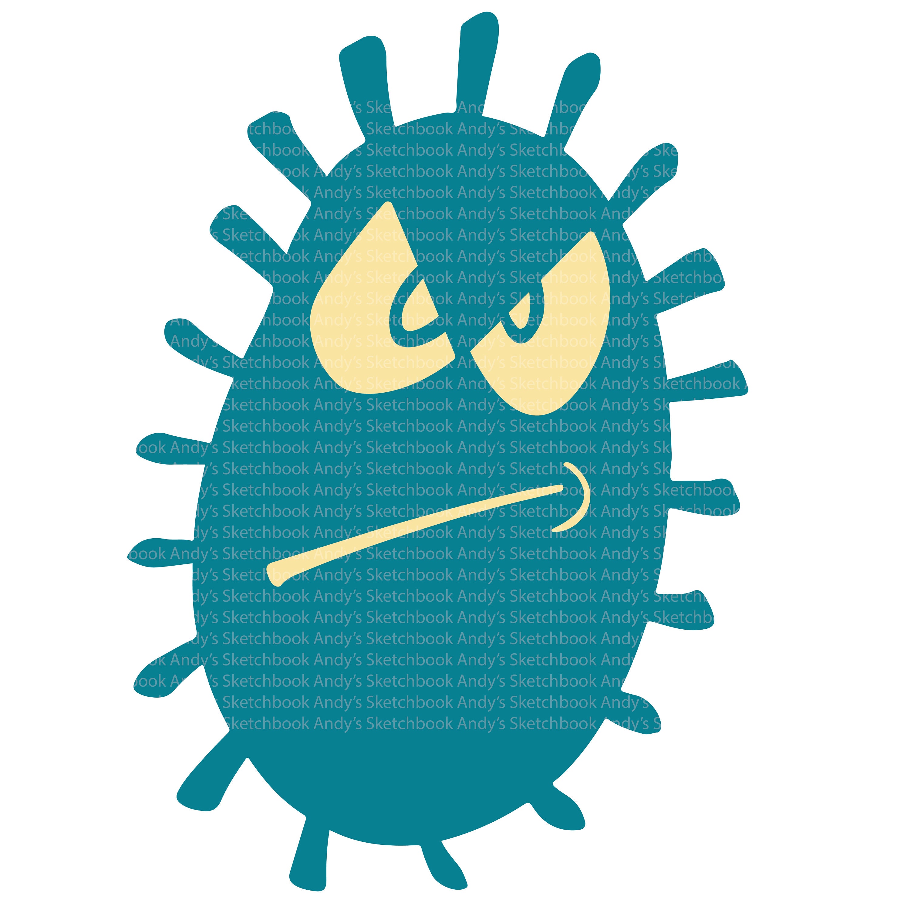 Virus Cartoon SVG Graphics, Germs With Faces - Etsy
