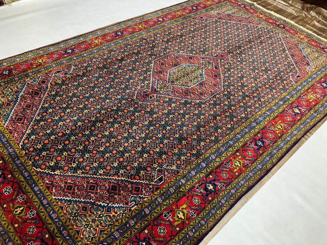 Area Rug Persian Soft Floral Rug 6x10, Rugs for Living Room Afghan Wool ...