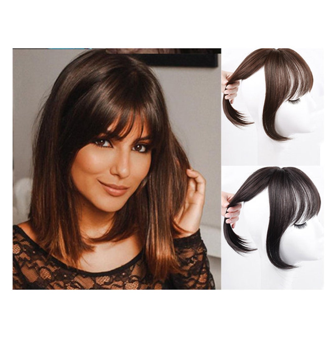 Straight Hair Wigs Chemical Fiber Wigs Delicate Bangs Wigs - Etsy UK