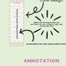 Vintage Annotation Key Bookmark Blank - Etsy