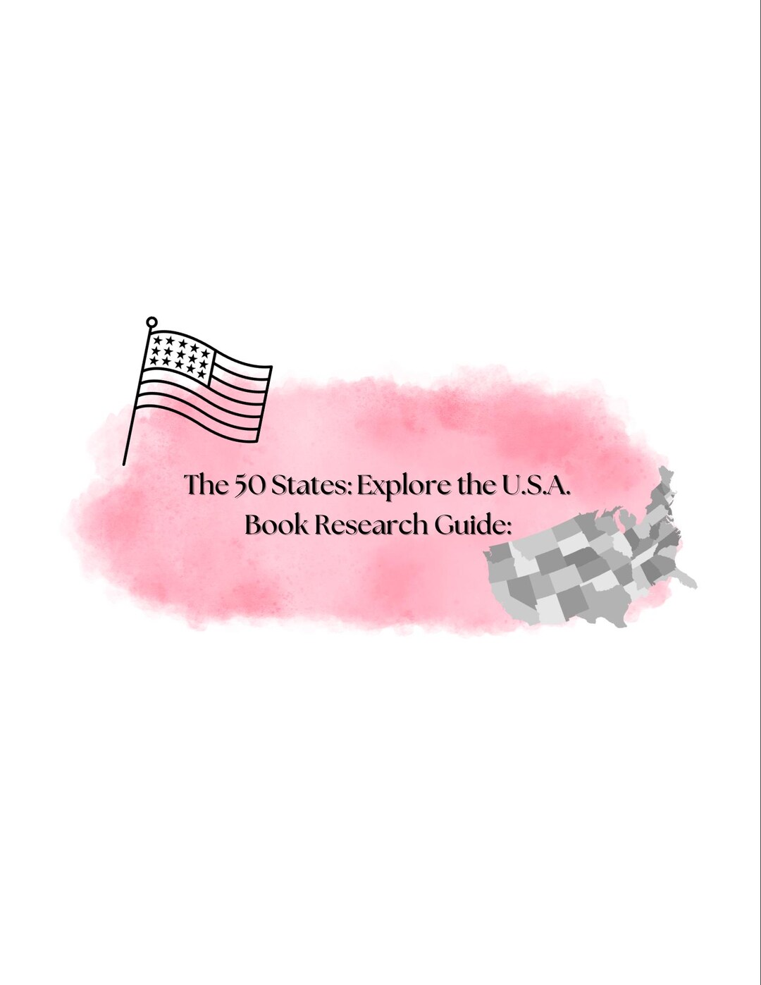 The 50 States: Explore the U.S.A. Research Guide - Etsy
