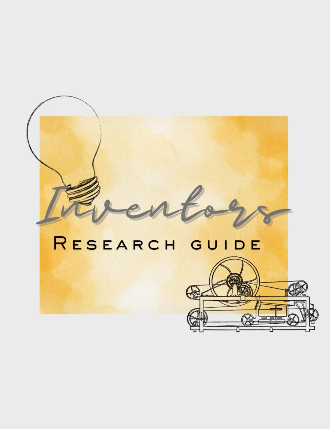 Inventors Research Guide Unit Study - Etsy