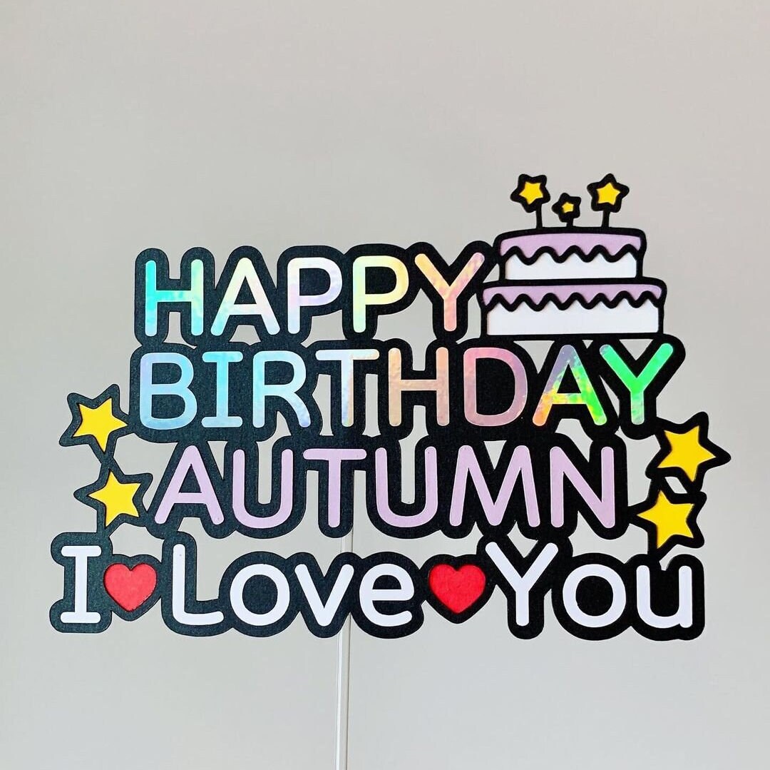 Custom Personalized Cake Toppers in Korean - Etsy