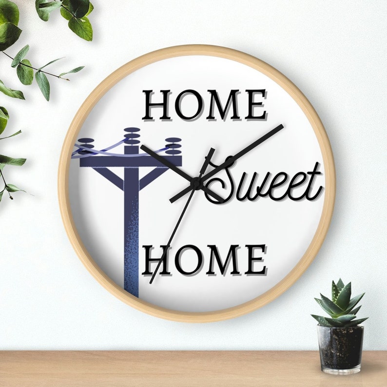 Linemen Clock for Line Moms and Line Wives Home Decor - Etsy