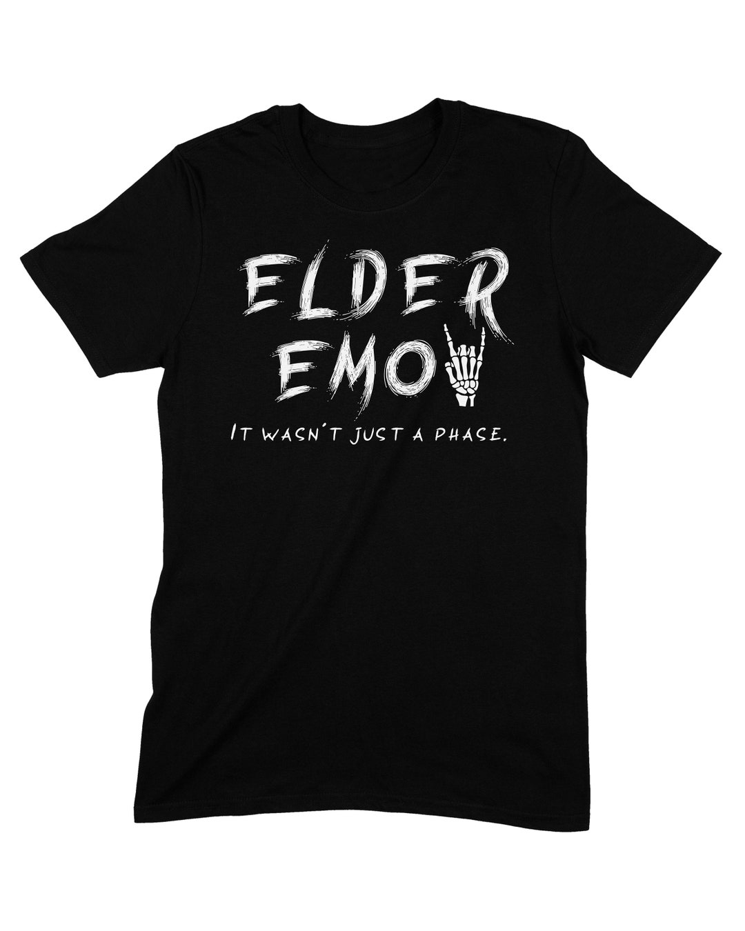 Elder Emo It Wasn't Just a Phase Nostalgic Old School Apparel Emo Soft ...