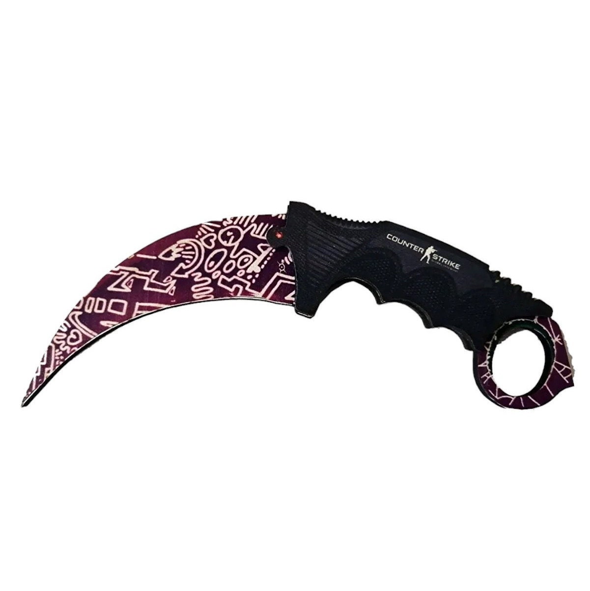 Handcrafted Wooden CS GO Karambit Knife: Gamer Decor (20cm) - Etsy
