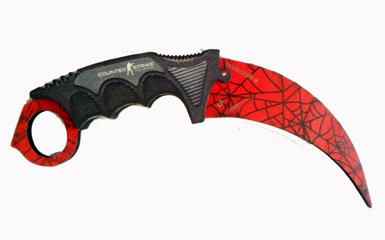 CS GO Skinned Karambit Woodden Toy, Gamer Decor, Gift for Him, 20cm - Etsy