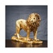 Large Lion Sculpture, Gold Lion King Sculpture - Etsy