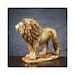 Large Lion Sculpture, Gold Lion King Sculpture - Etsy