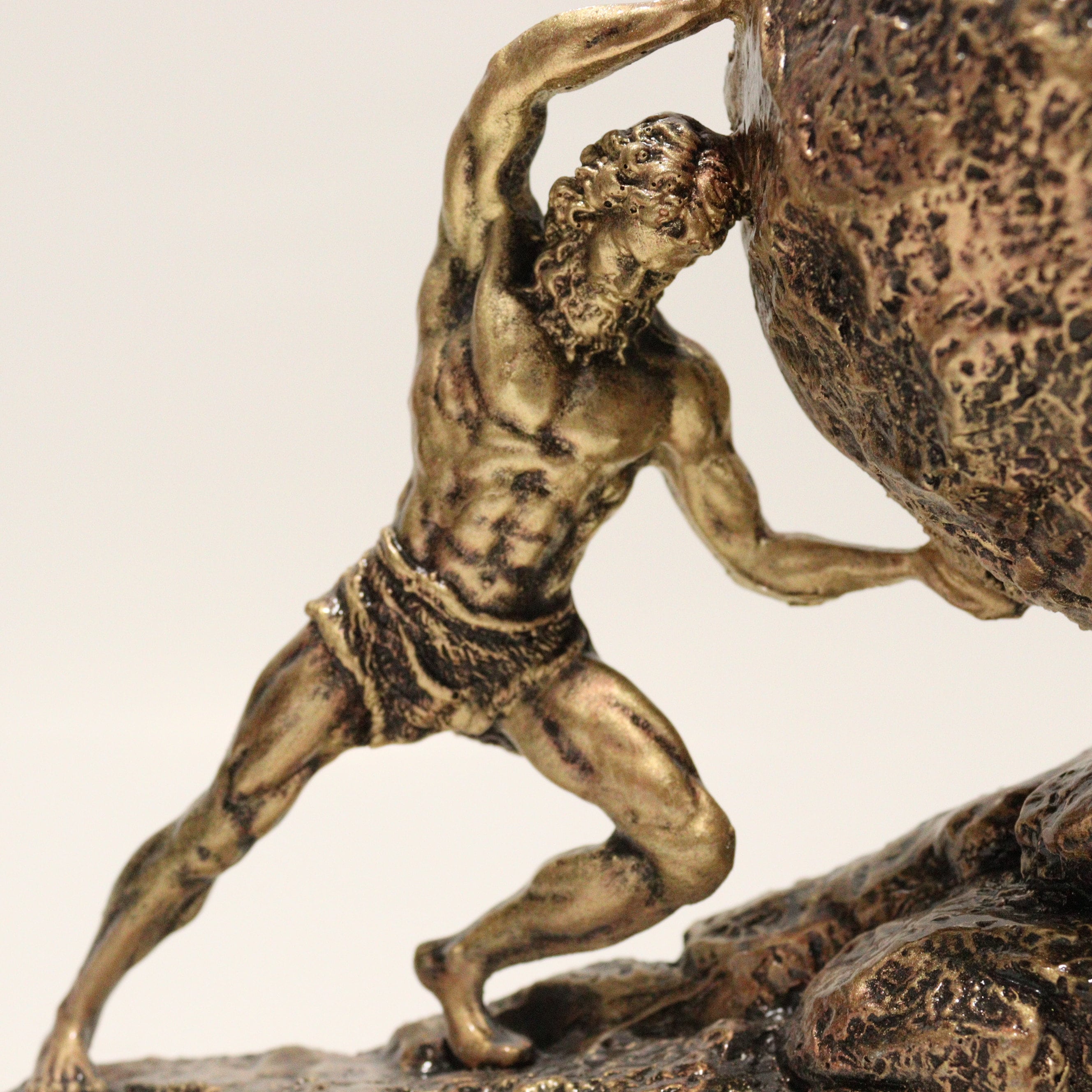Sisyphus Statue Greek Mythology Sisyphus Pushing the Eternal - Etsy