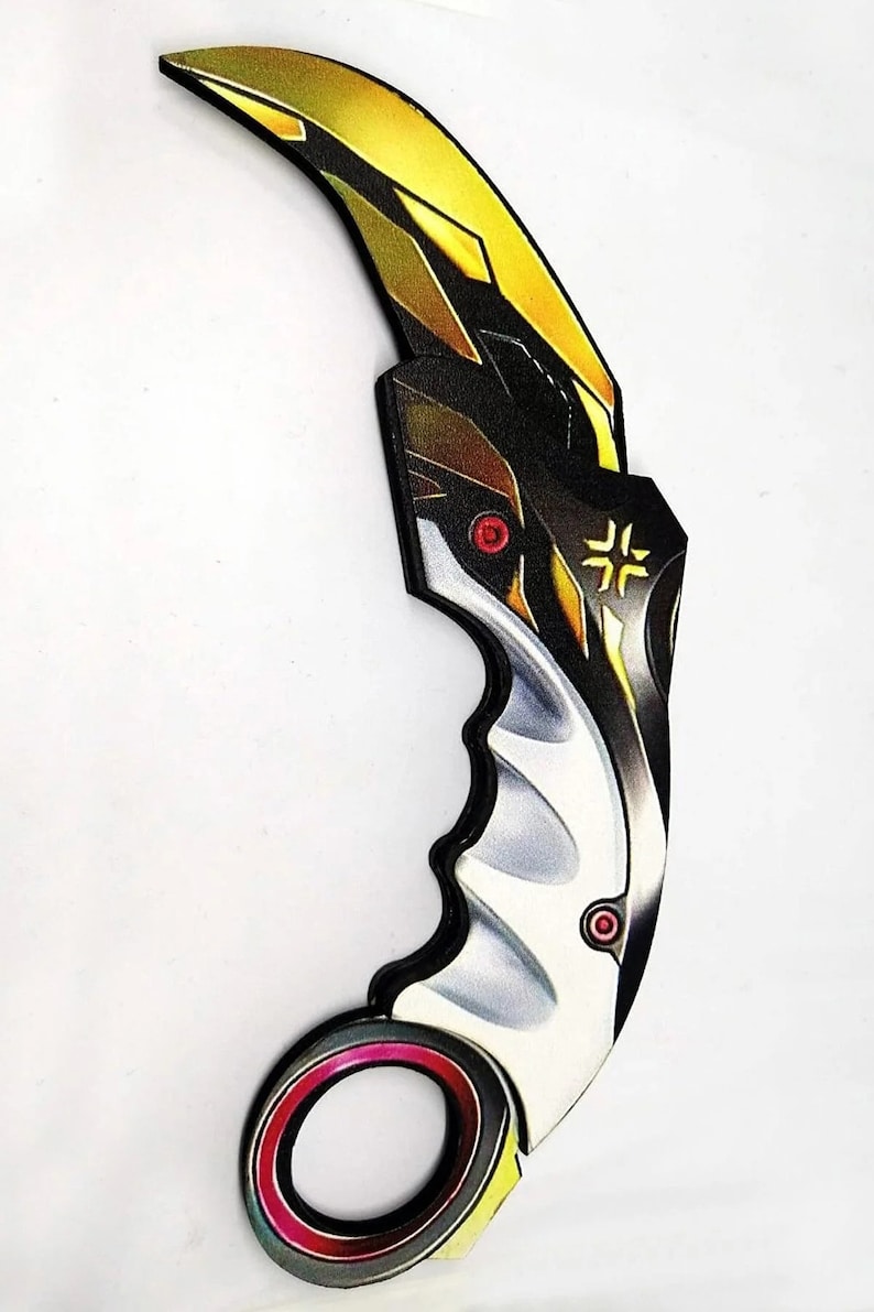 Wooden Valorant Karambit Toy Figures, Valorant Champions Karambit - Etsy