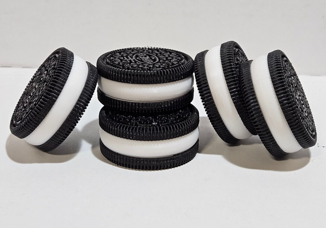 Oreo Inspired Pattern Weight Set of 5 3D Printed Weights to Hold ...