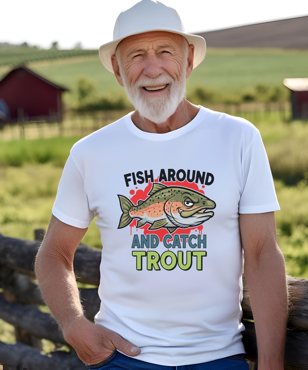 Funny Double Entendre Trout Fish Shirt | Fishing Humor, Fisherman Tee ...