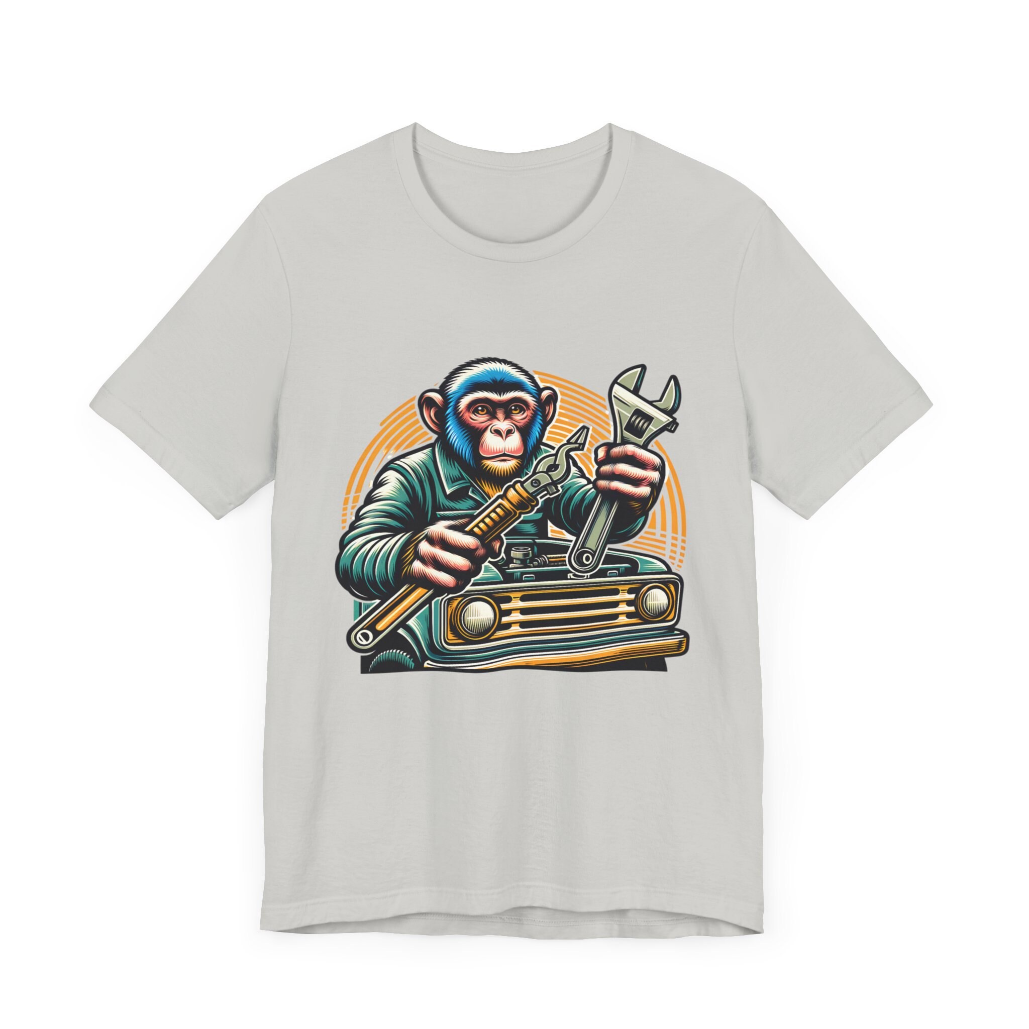 Grease Monkey Mechanic Graphic Tee - Shadetree Mechanic - Mechanic ...