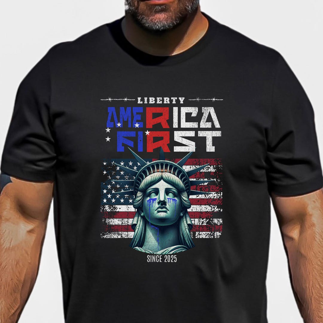 America First T-shirt: Liberty, M.A.G.A, Pro Tariffs Design - Etsy