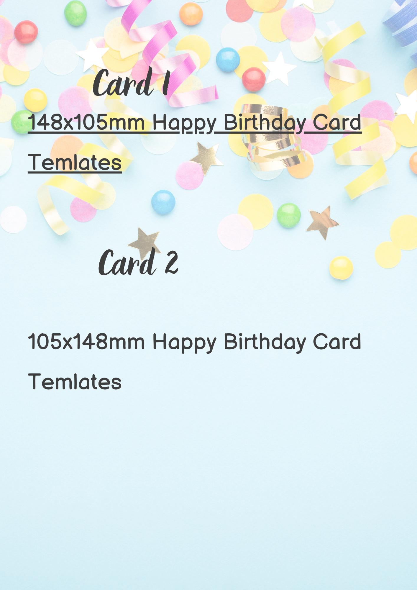 100 Editable Birthday Card Templates | Canva Birthday Invitation ...