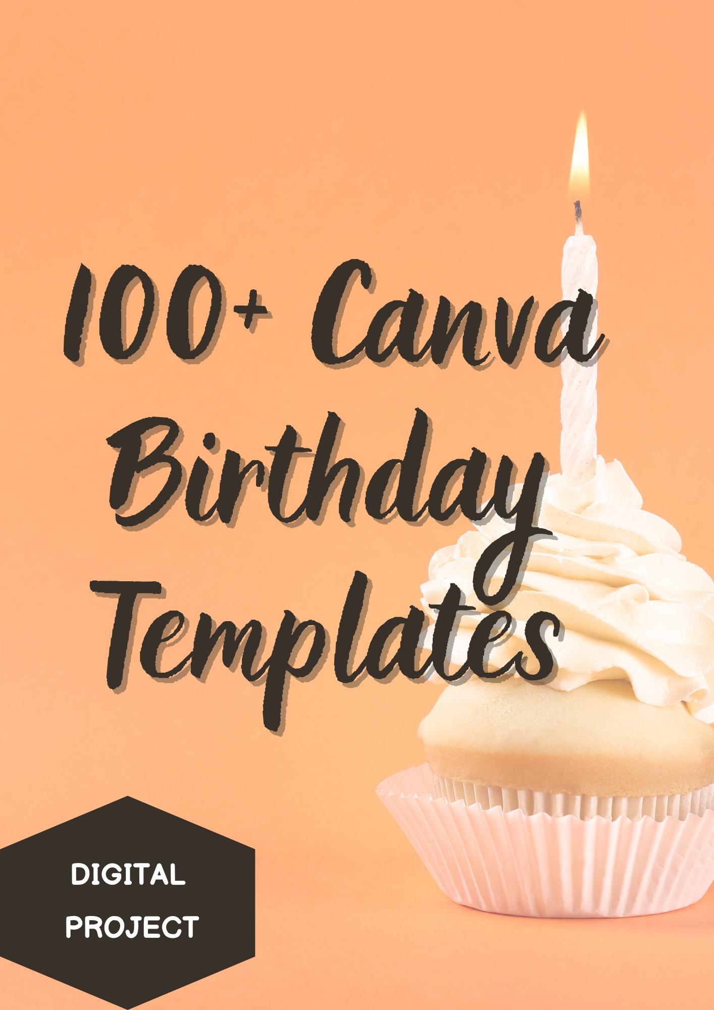 100 Editable Birthday Card Templates | Canva Birthday Invitation ...