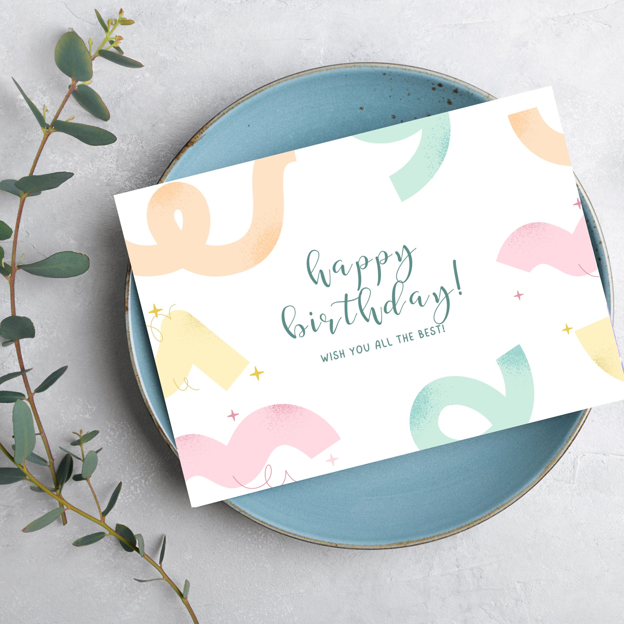 Cute Birthday Card, Digital Birthday Card, Custom Birthday Card, Funny ...