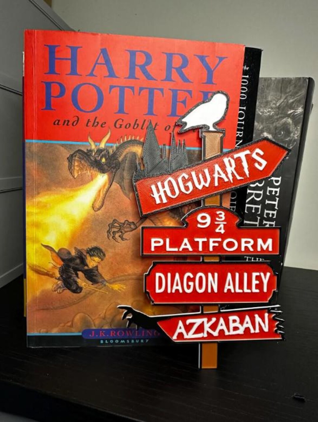 Wizard Directional Sign Decor 3D Printed Wizarding World Gift Bookish ...