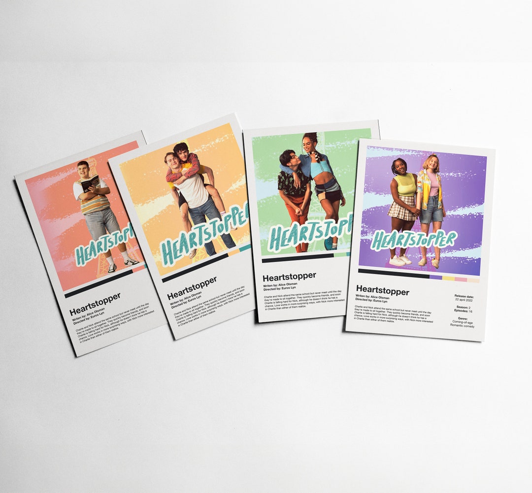 Heartstopper Poster Set - Nick - Charlie - Tao - Elle - Isaac - Tara ...