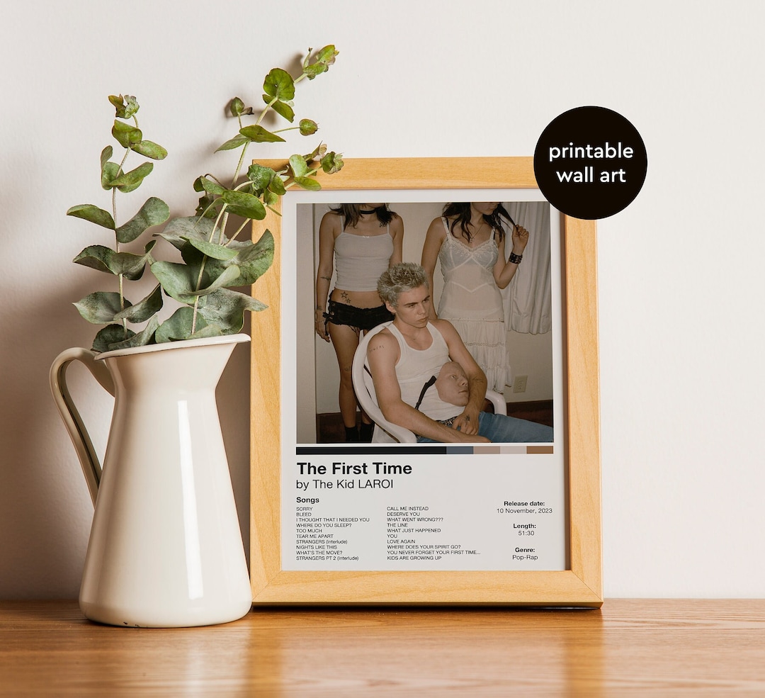 The Kid Laroi - the First Time - Album Cover Poster - Wall Art - Home ...