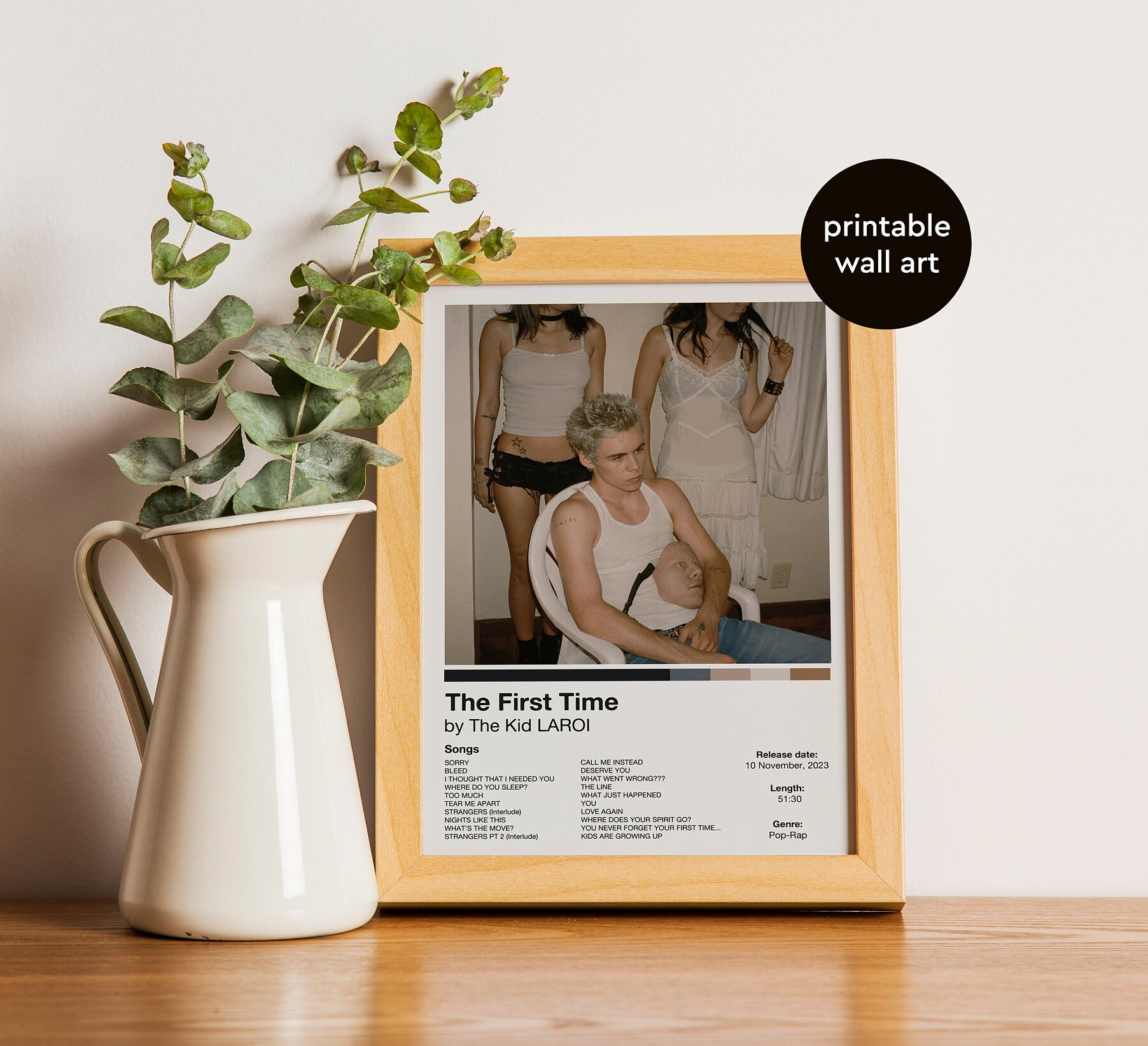 The Kid Laroi - the First Time - Album Cover Poster - Wall Art - Home ...