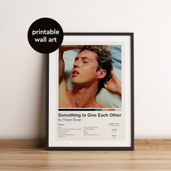Troye Sivan Album Poster - Etsy