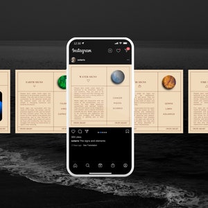 100 Professional Instagram Astrology Templates | Astrology Instagram ...