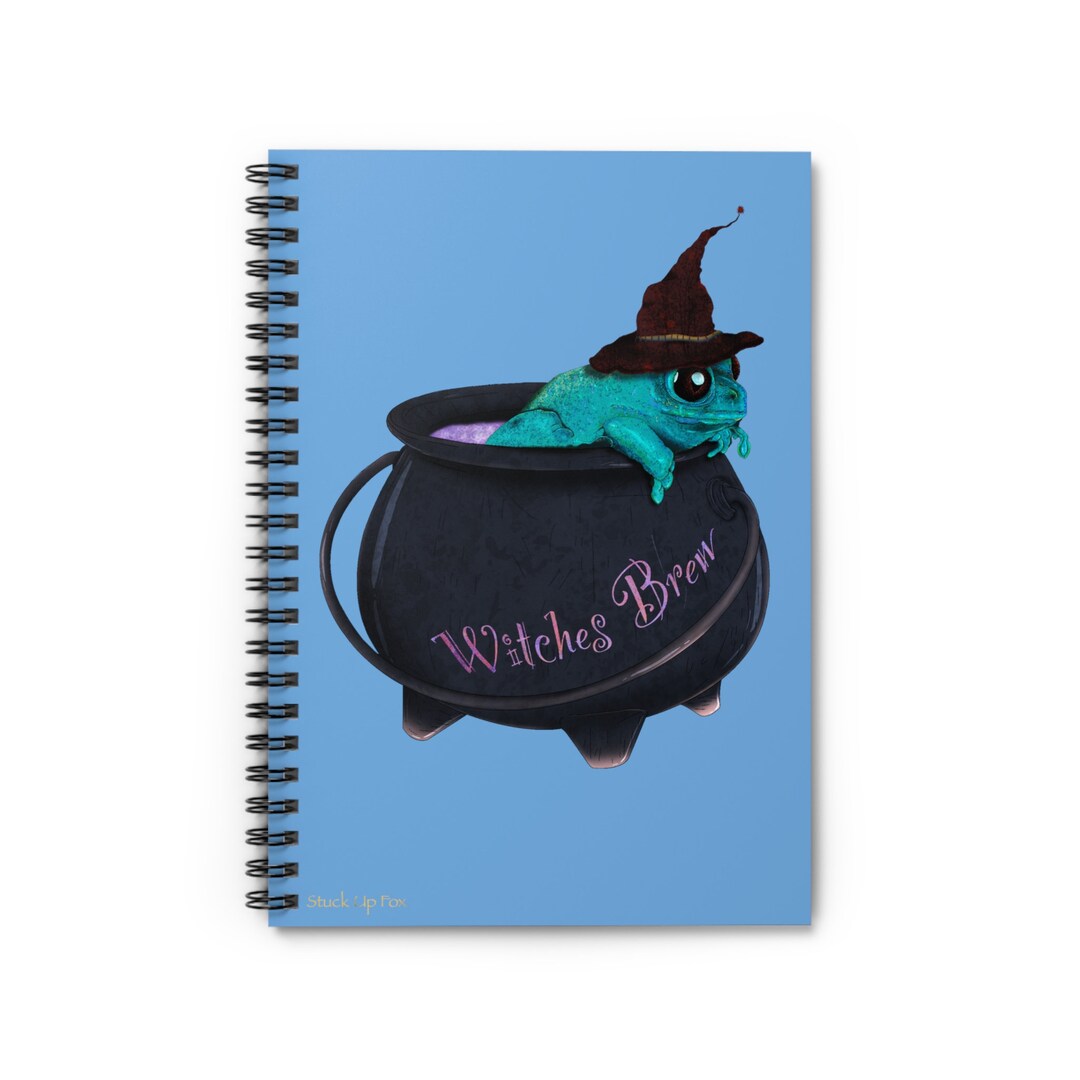 Frog Witches Brew Journal | Spiral Notebook | Ruled Line | Writing - Etsy