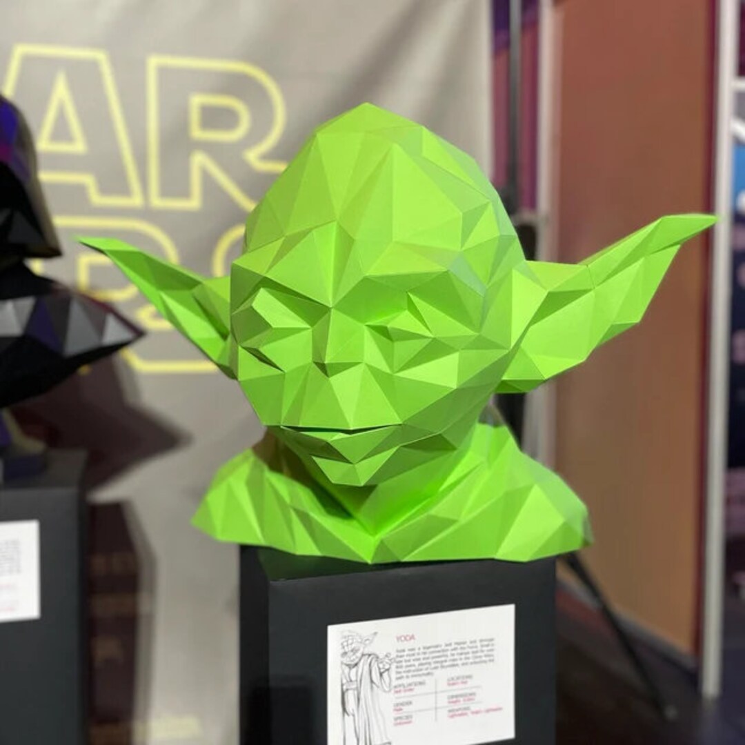 DIY Papercraft Master Yoda Printable Templatespapercraft - Etsy UK