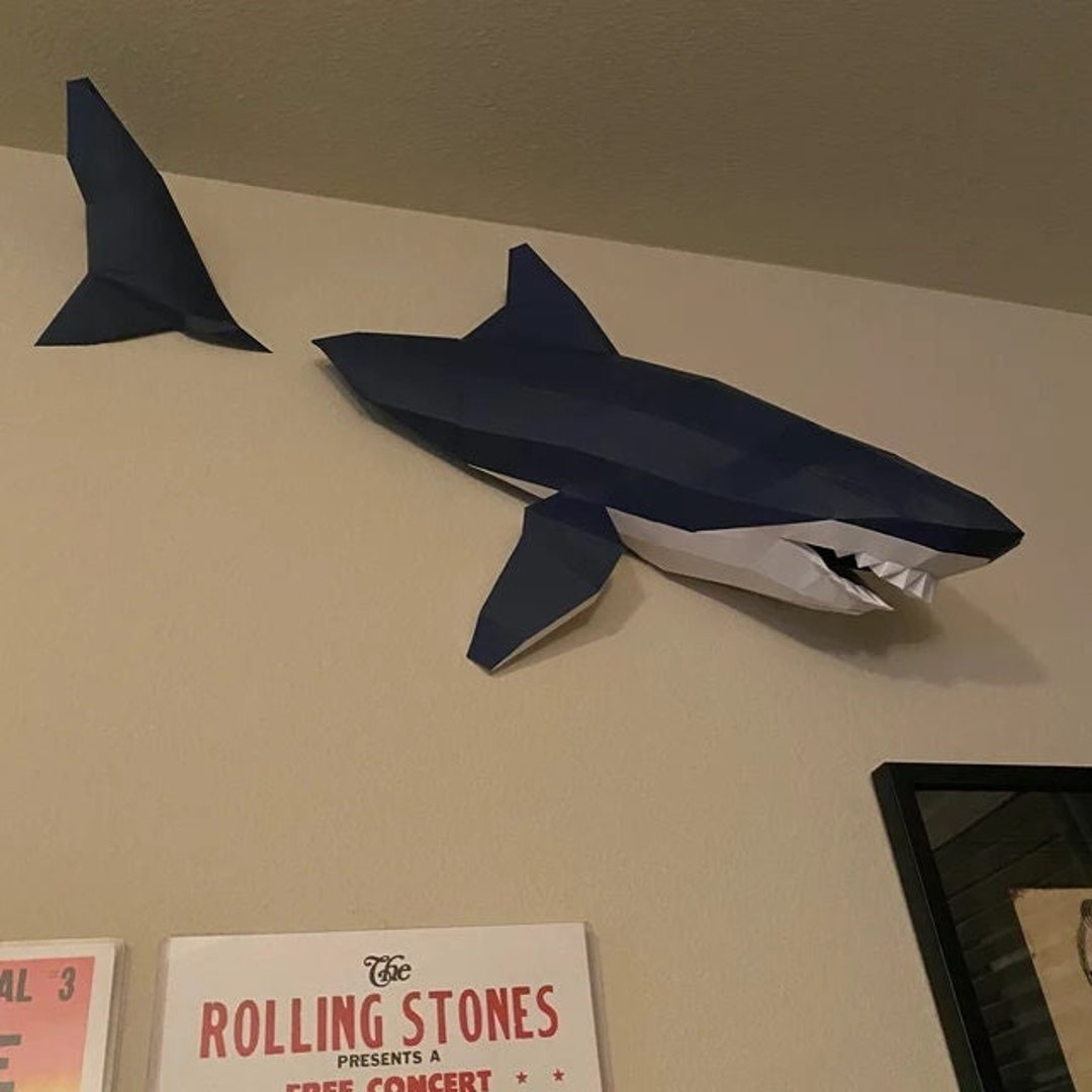 DIY Papercraft Perfect Shark Printable TemplatesPapercraft - Etsy México