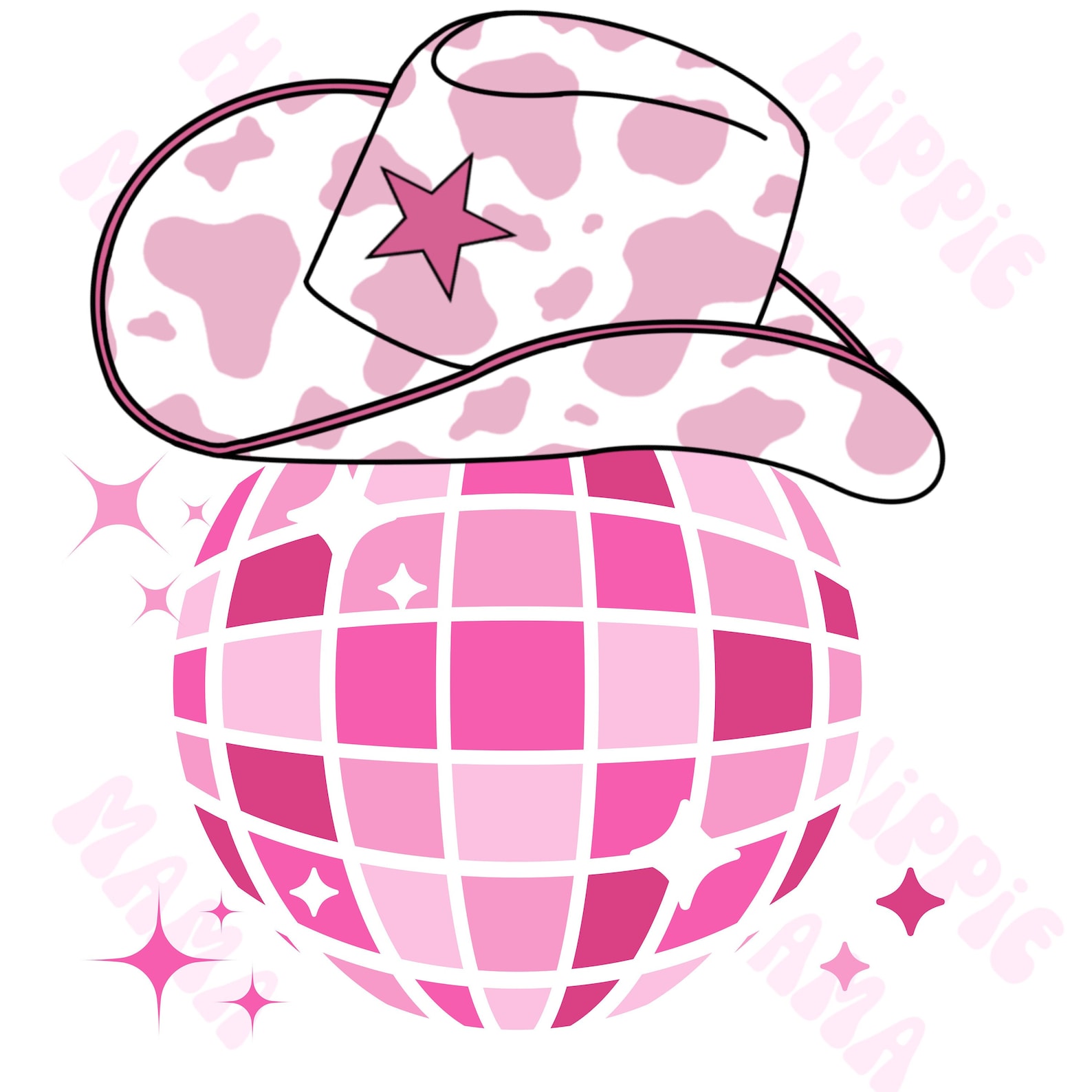 Disco Cowgirl SVG PNG Bachelorette SVG Sublimation Design - Etsy