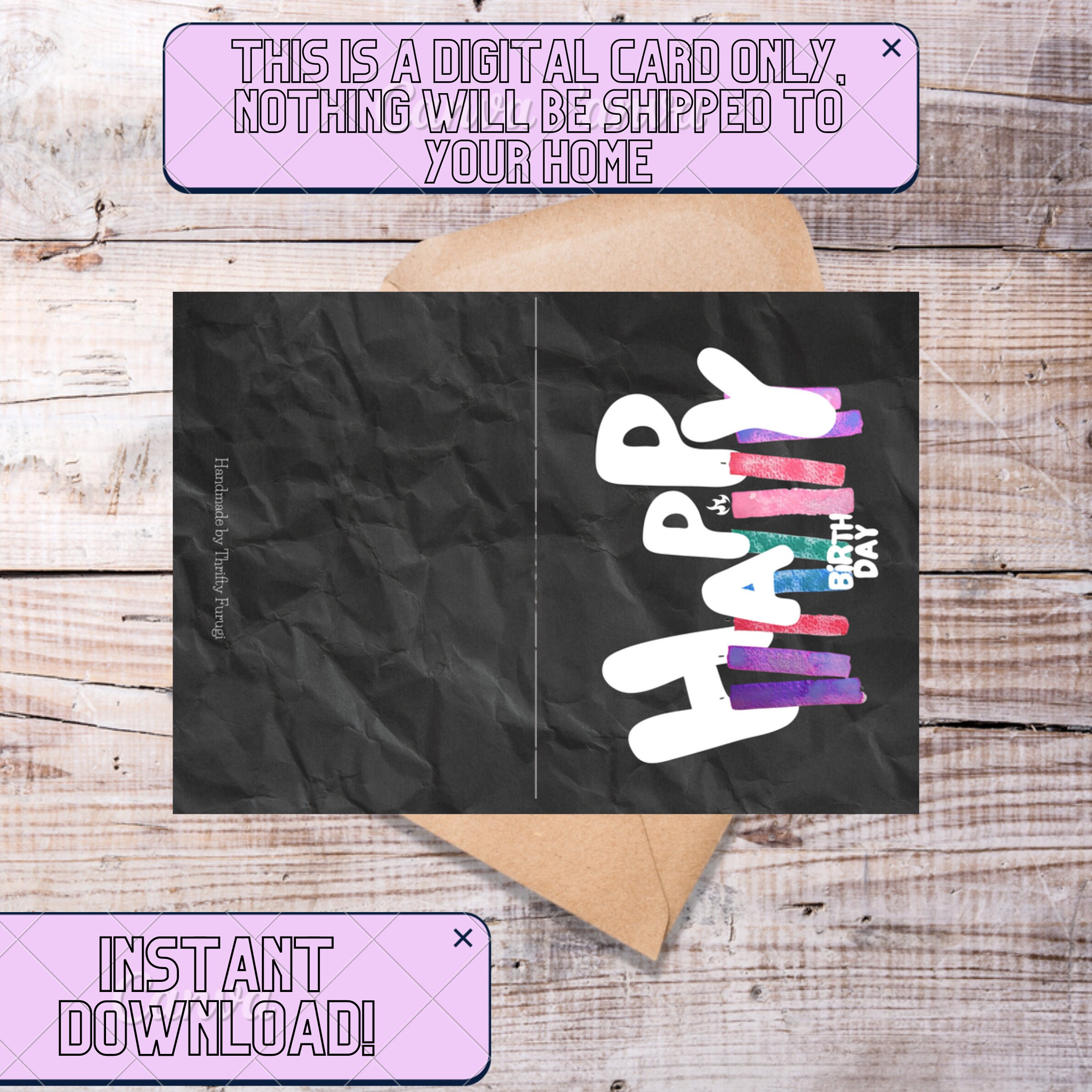 Teacher Birthday Card Happy Birthday to an Amazing Teacher Digital ...