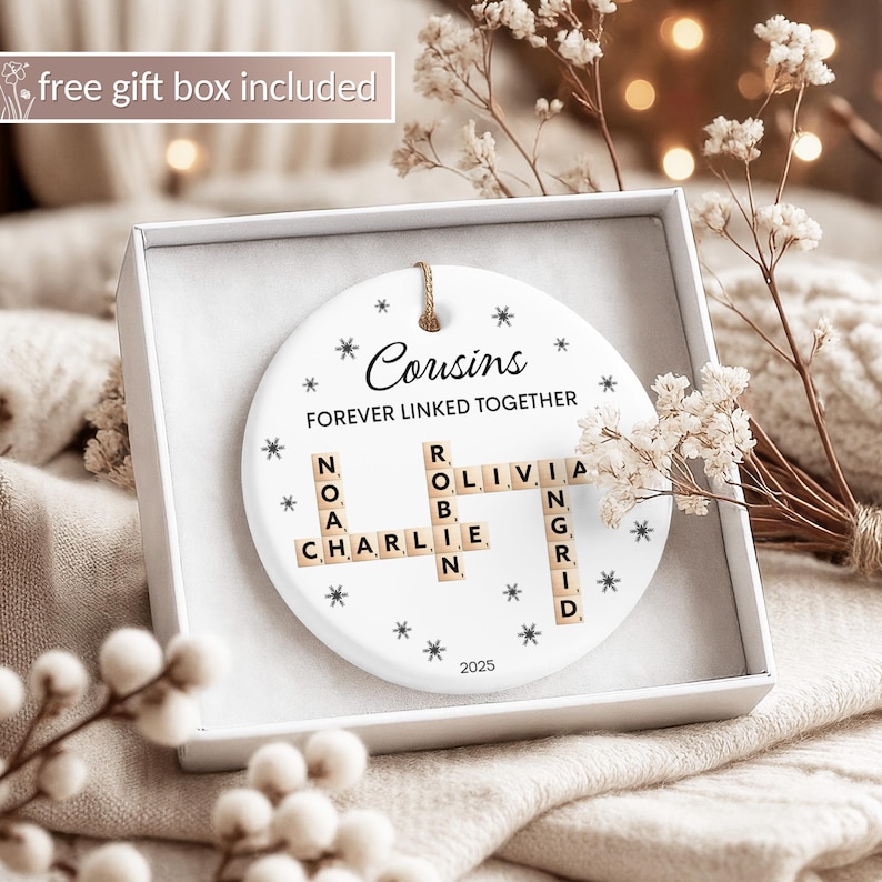 Cousin Crew Christmas Ornament, Cousins Ornament, Personalized ...