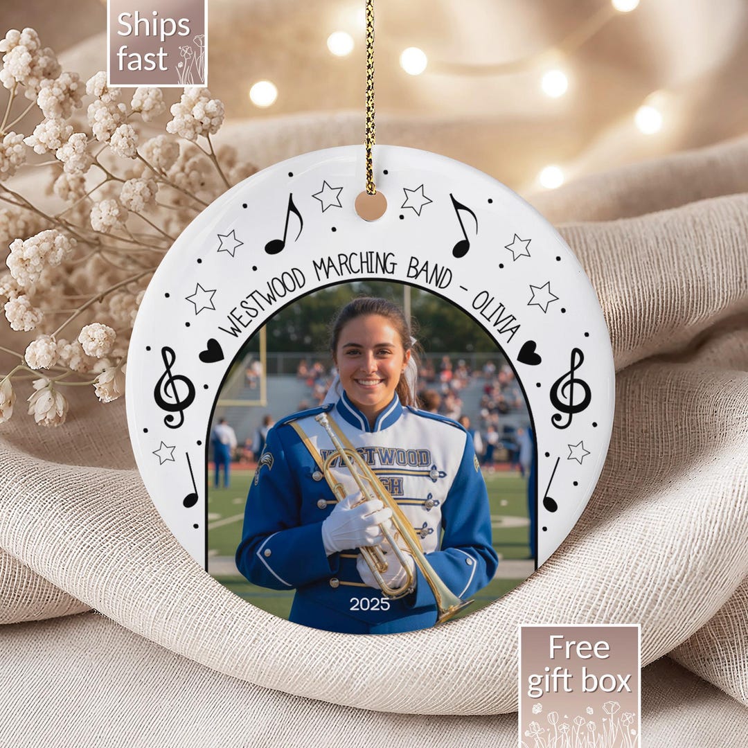 Marching Band Ornament, Marching Band Christmas Ornament Personalized ...
